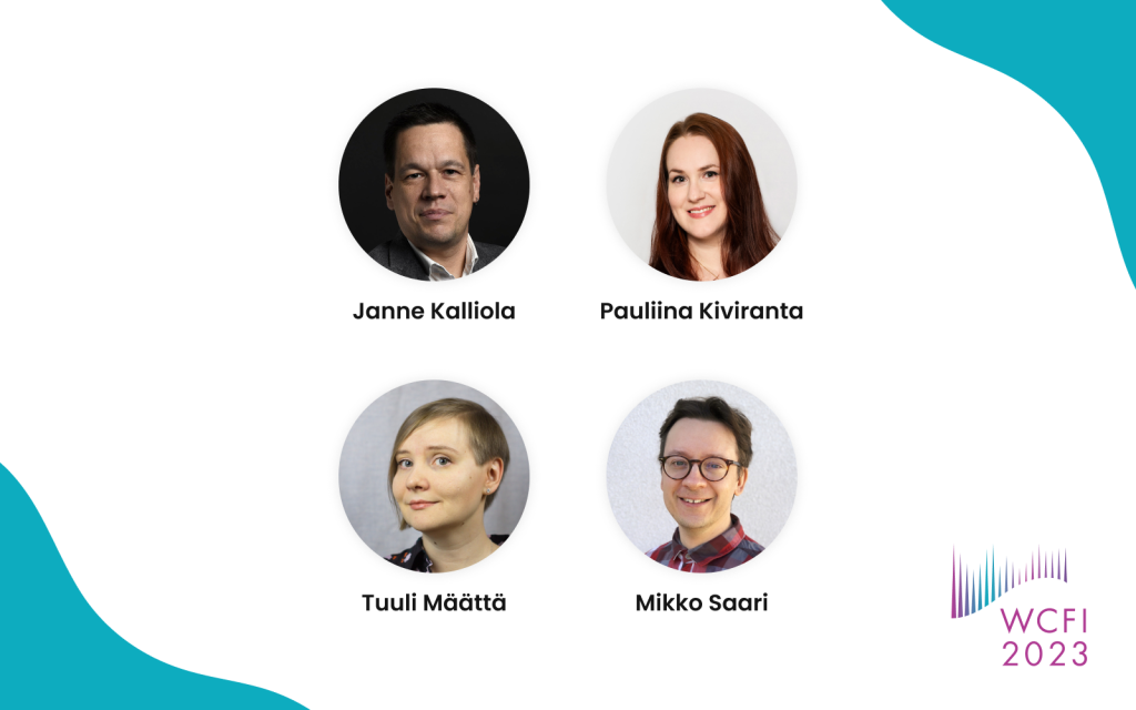Our first group of speakers – WordCamp Finland